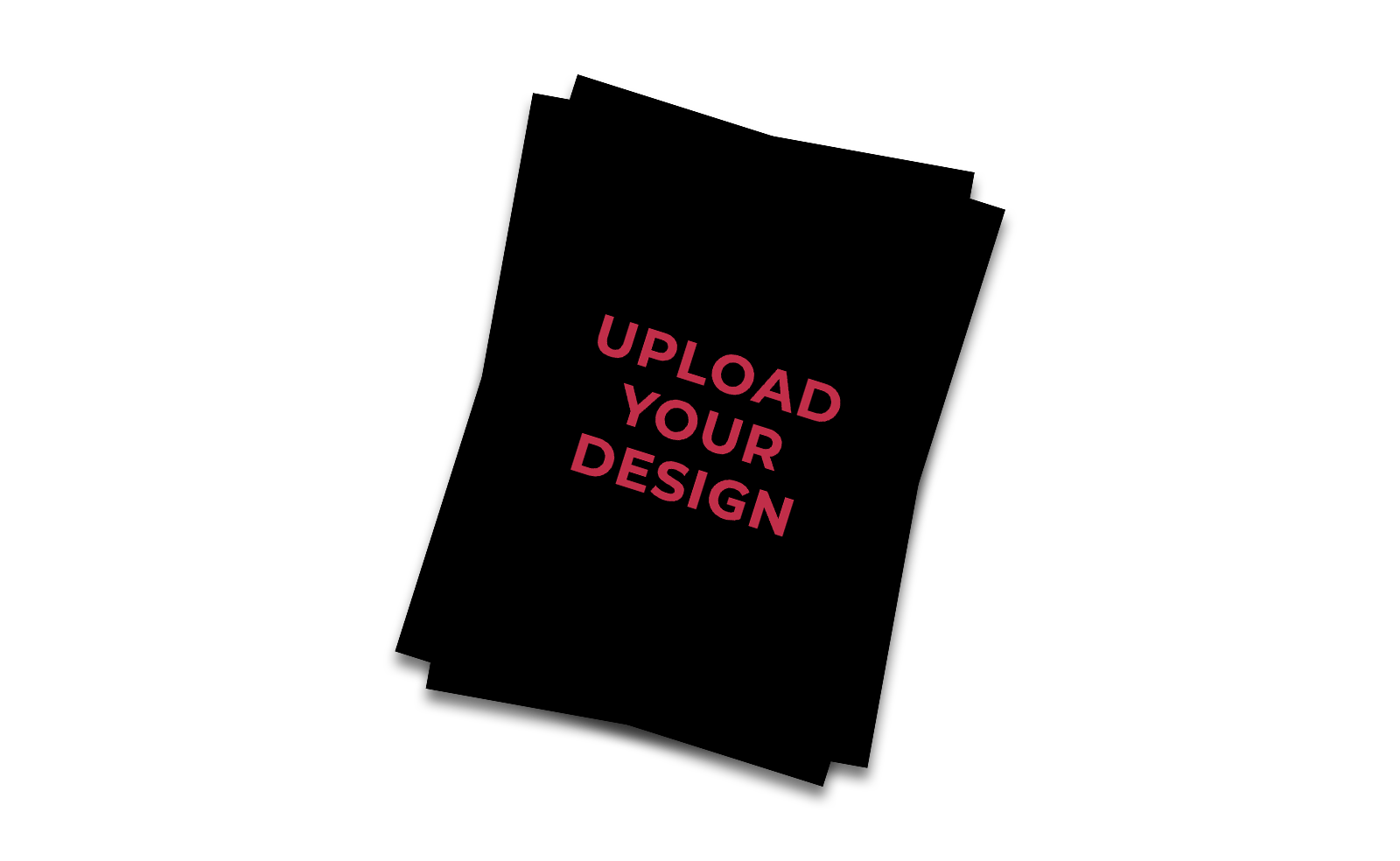 Custom Design Poster Stained Red Printing