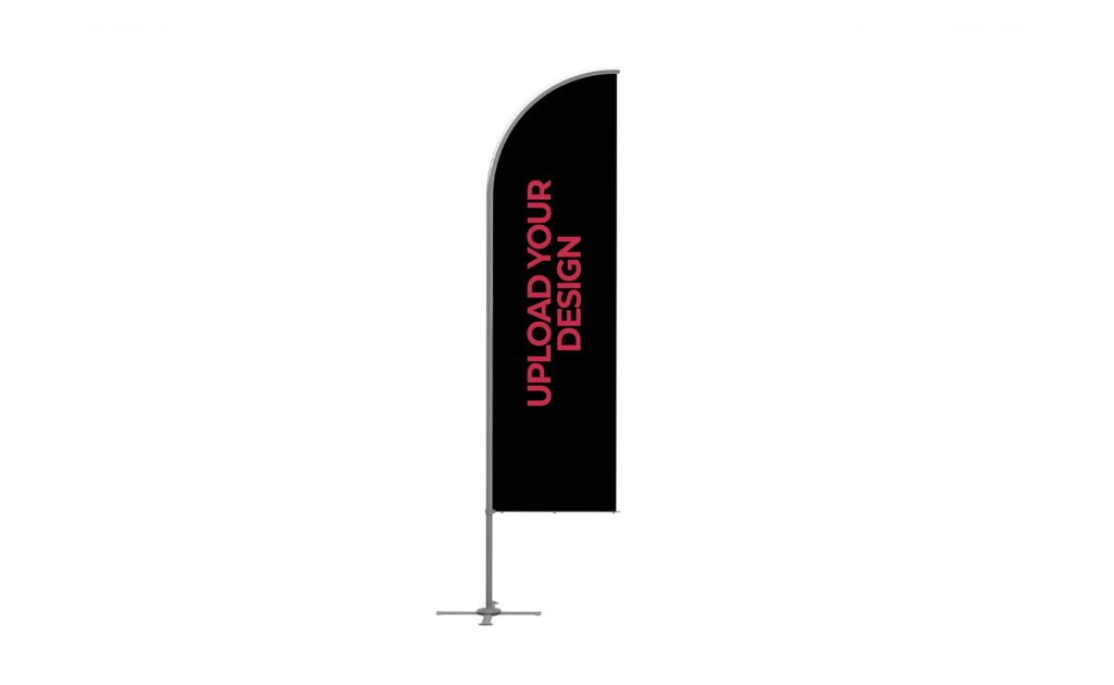 Custom Razor Flag | Stained Red Printing