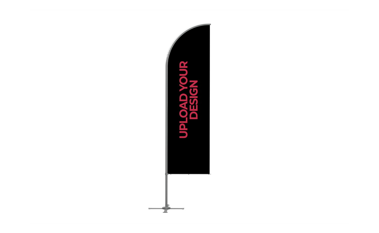 Custom Razor Flag | Stained Red Printing